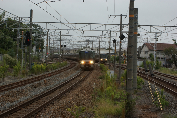 JR西日本223系電車 山崎駅 (京都府) 鉄道フォト・写真 by さとらいちさん | レイルラボ(RailLab)