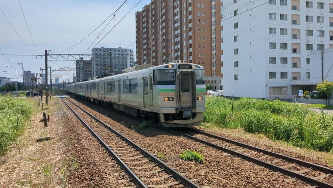 JR北海道735系電車 発寒駅 鉄道フォト・写真 by 北海道の多趣味男さん | レイルラボ(RailLab)