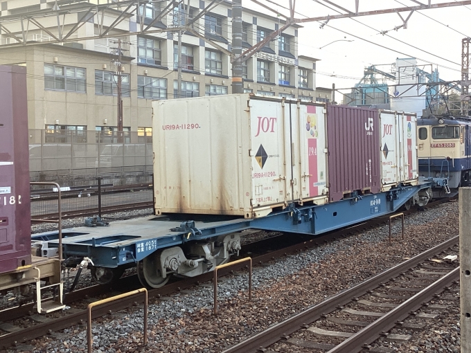JR貨物コキ100系貨車 コキ104-918 膳所駅 鉄道フォト・写真 by トリテツノワグマさん | レイルラボ(RailLab)