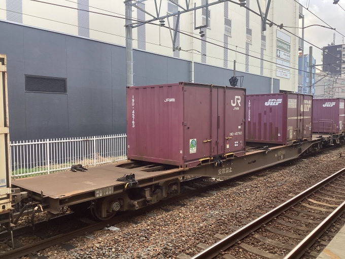 JR貨物コキ100系貨車 コキ107-69 石山駅 鉄道フォト・写真 by トリテツノワグマさん | レイルラボ(RailLab)