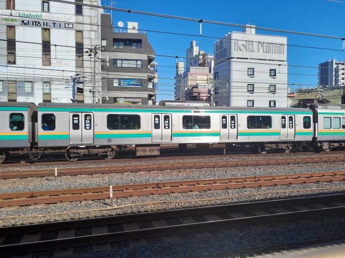 JR東日本E231系電車 サハE231-6003 鶯谷駅 鉄道フォト・写真 by トリテツノワグマさん | レイルラボ(RailLab)