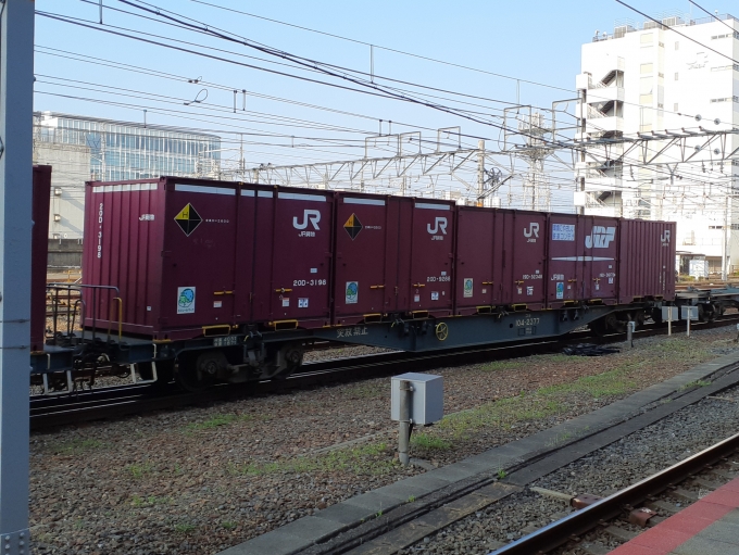 JR貨物コキ100系貨車 コキ104-2377 京都駅 (JR) 鉄道フォト・写真 by トリテツノワグマさん | レイルラボ(RailLab)