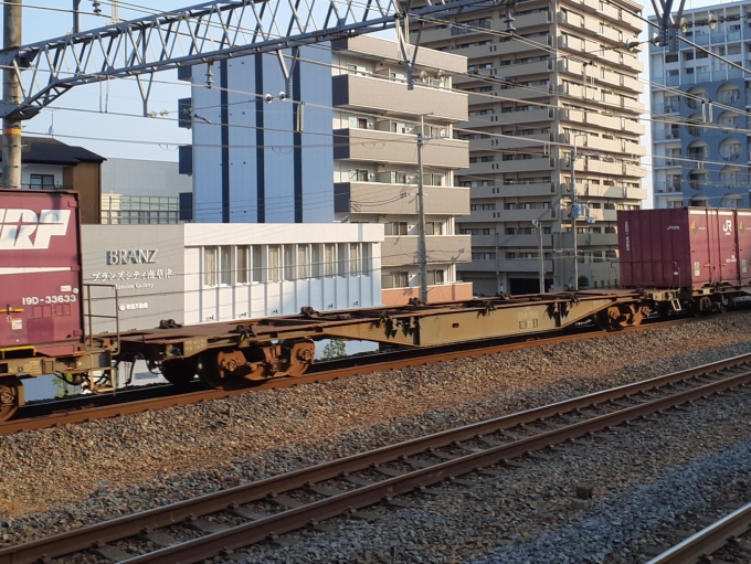 JR貨物コキ100系貨車 コキ104-109 南草津駅 鉄道フォト・写真 by トリテツノワグマさん | レイルラボ(RailLab)