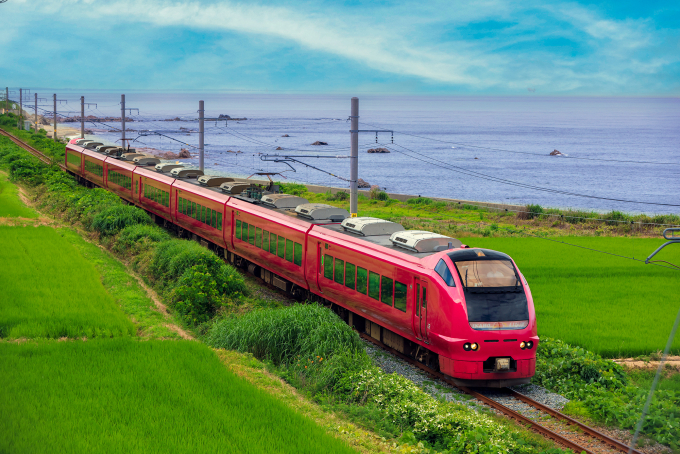 JR東日本E653系電車 いなほ 村上駅 (新潟県) 鉄道フォト・写真 by きさらぎさくらさん | レイルラボ(RailLab)