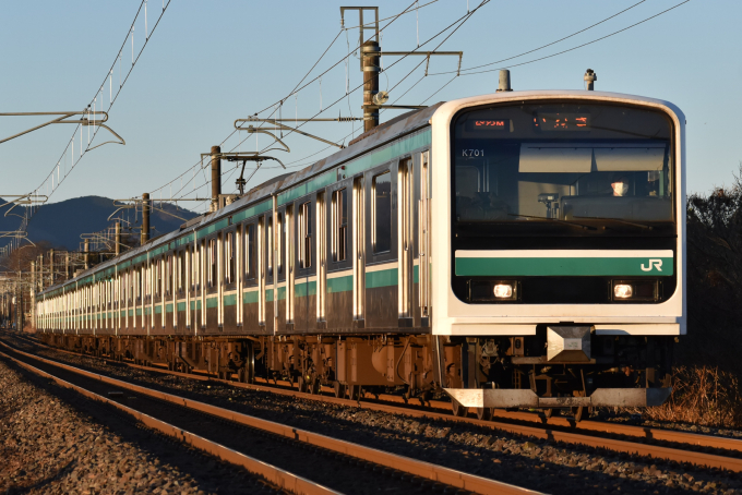 JR東日本E501系電車 クハE501-1 友部駅 鉄道フォト・写真 by 白い悪魔さん | レイルラボ(RailLab)